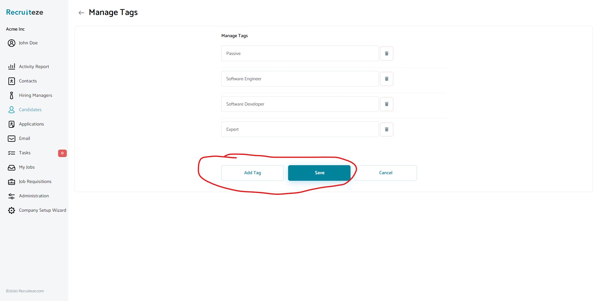Applicant Tracking System: How to manage your tags