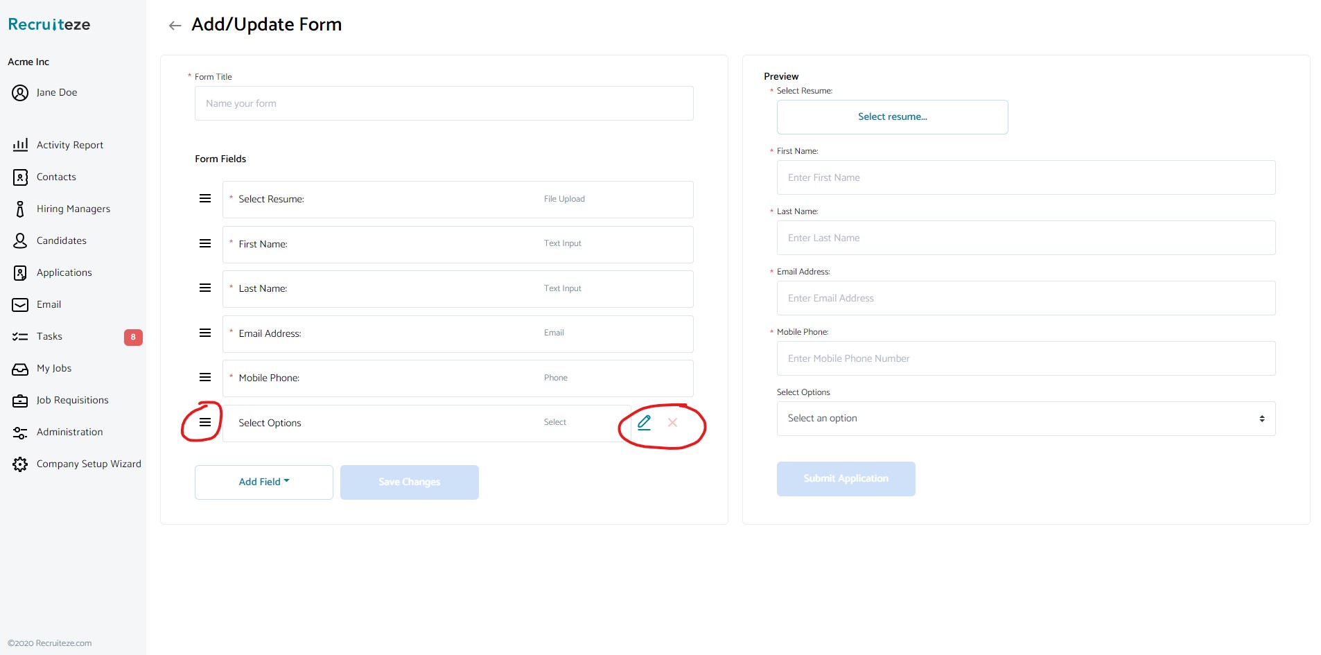 Applicant Tracking System: How to create custom application forms