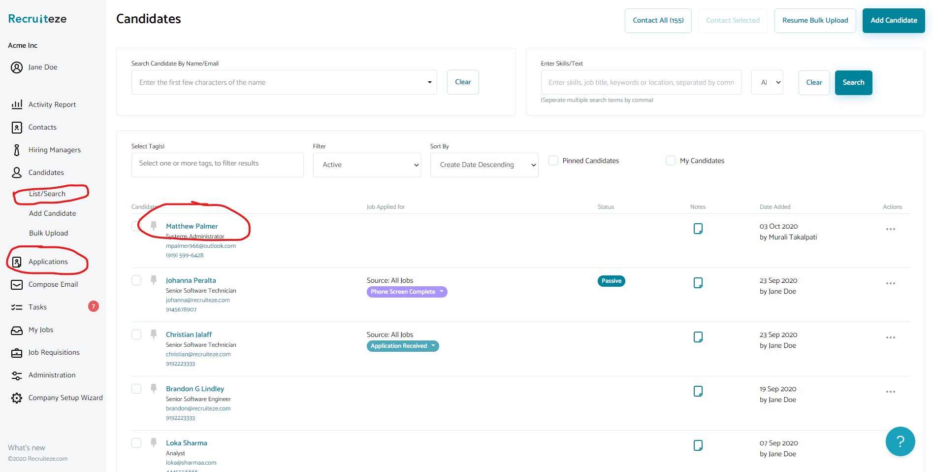 Applicant Tracking System: Candidate Blacklist Feature | Recruiteze